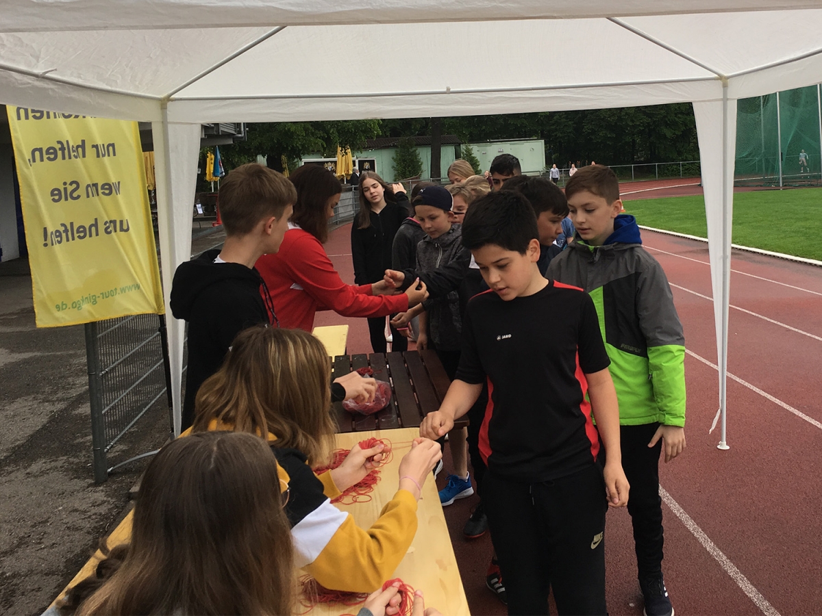 Spendenlauf der Realschule Waiblingen - Tour Ginkgo